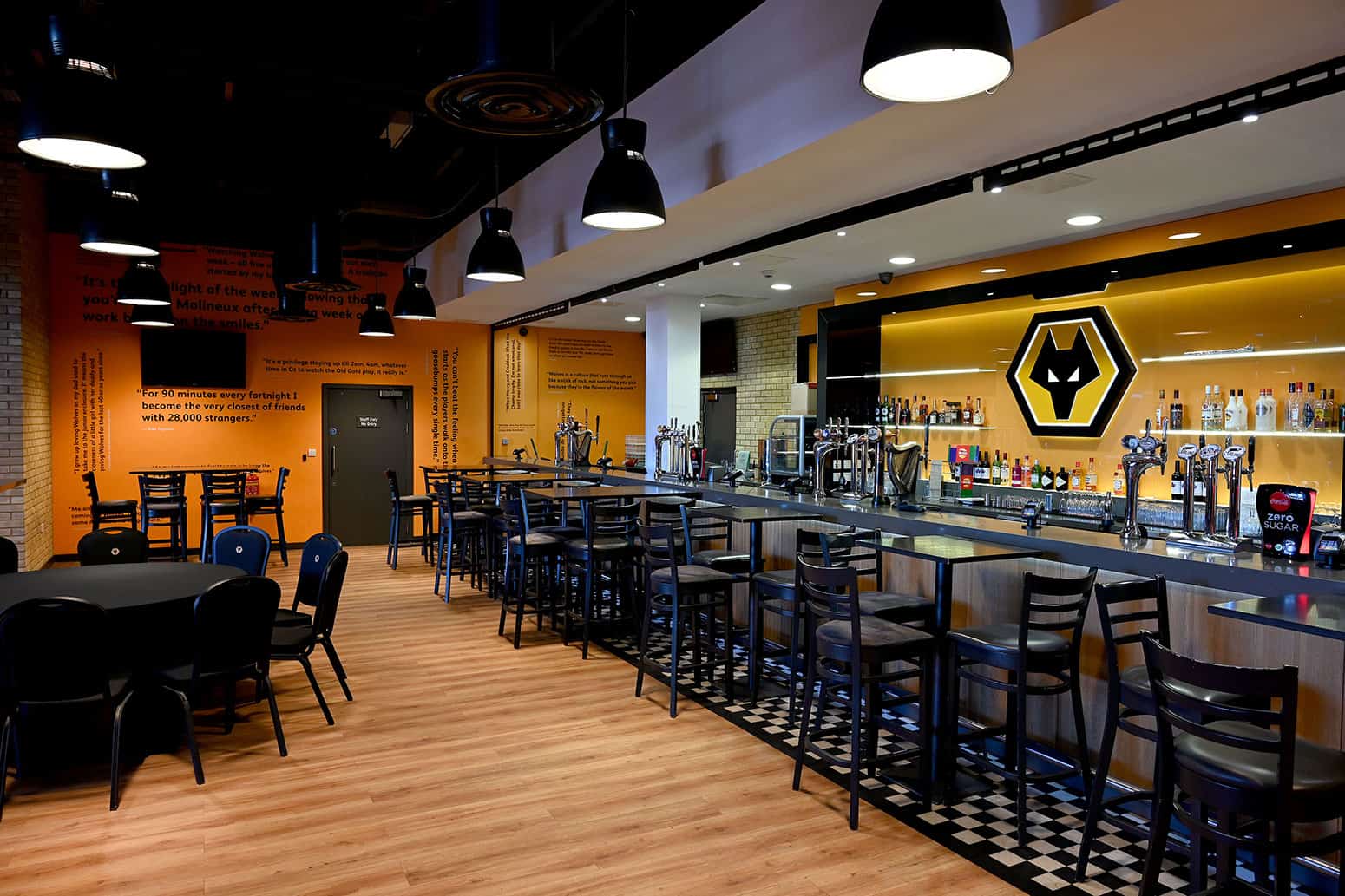 North Bank Bar - Wolves Molineux Stadium